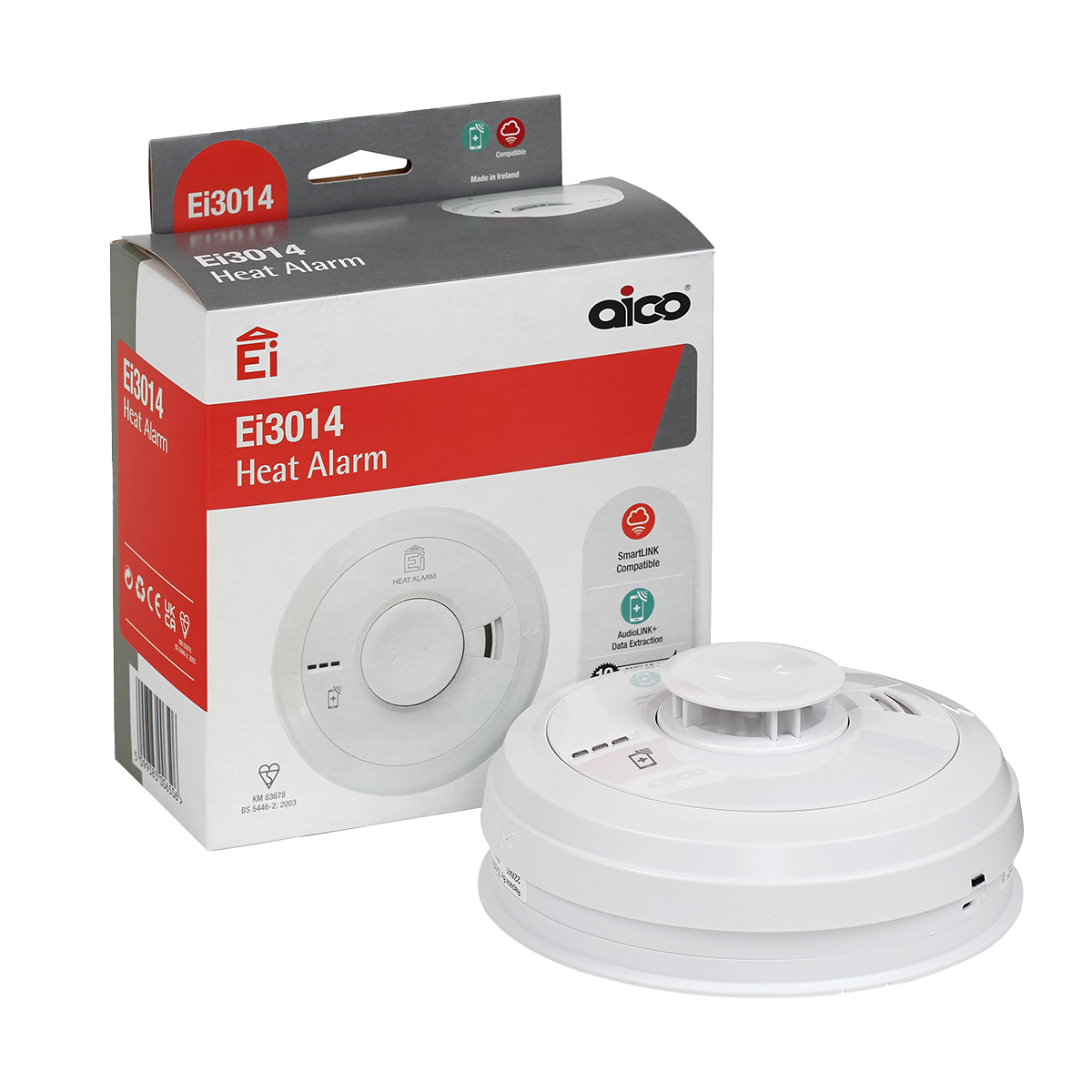 Ei3014 Mains Powered Heat Alarm | Aico