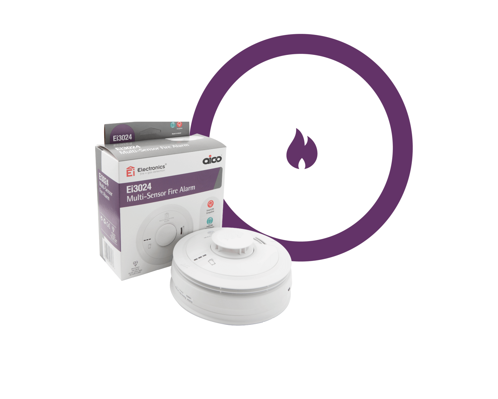 Ei3024 Multi-Sensor Fire Alarm | Aico