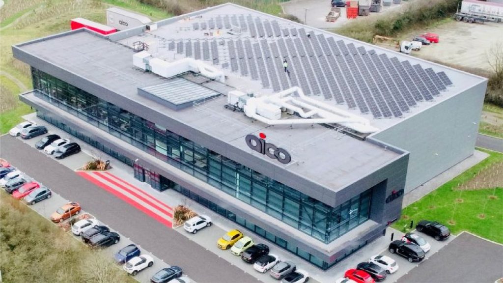 Aico expand PV system in push for Net Zero target - Aico